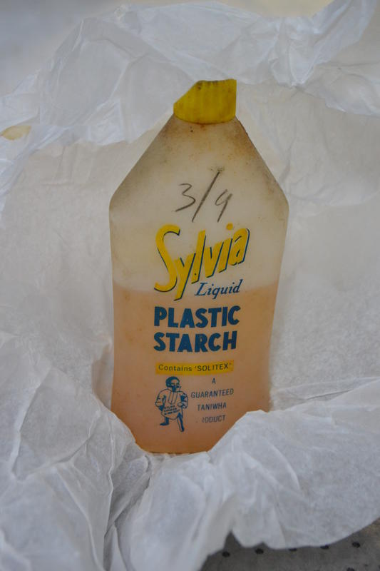 Bottle - Liquid Starch - Museum of Transport and Technology, New Zealand