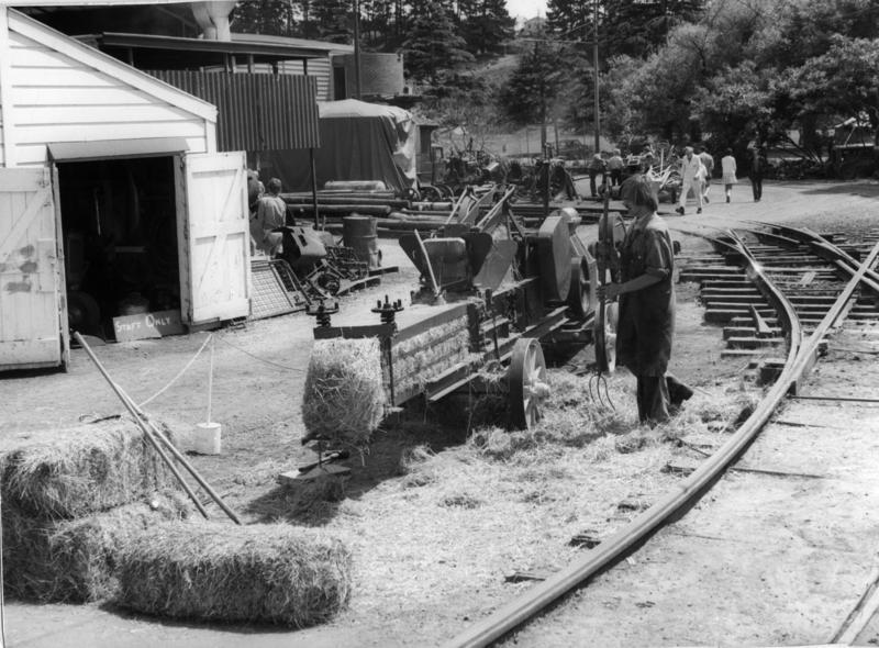 Booth Macdonald Steel Queen stationary hay baler - Museum of Transport ...