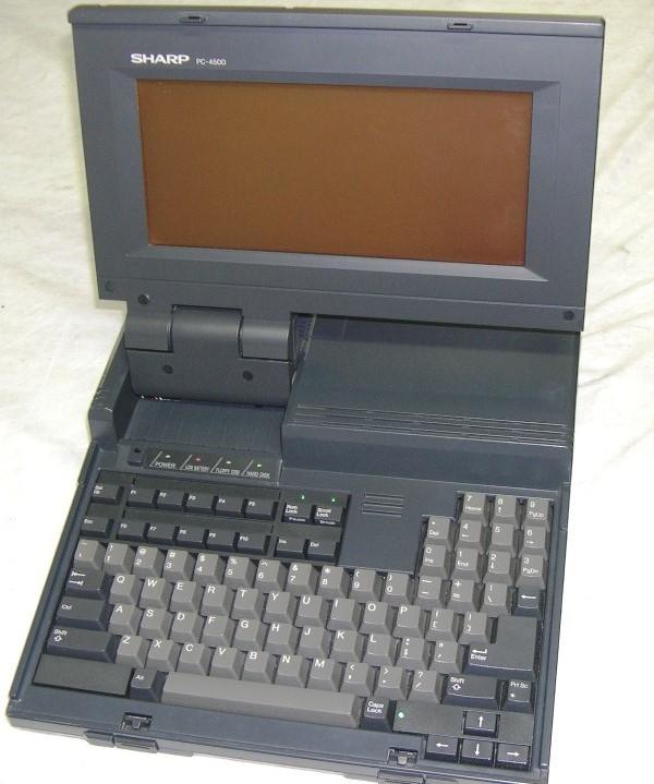 Laptop Computer [Sharp PC-4521] - Museum of Transport and Technology ...