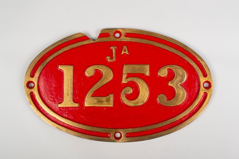 Number Plate [Locomotive] - Museum of Transport and Technology, New Zealand