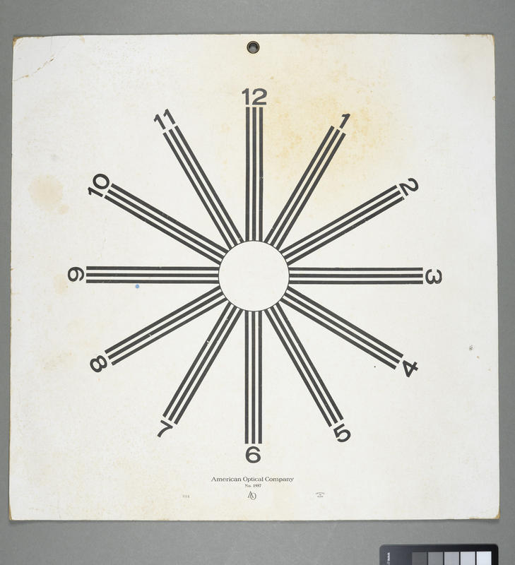 [Astigmatism test] - Museum of Transport and Technology, New Zealand