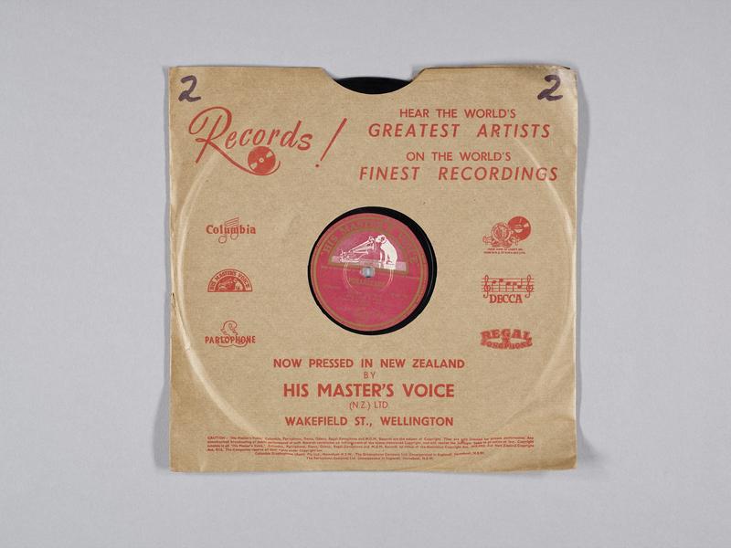 Record [Shellac] - Museum of Transport and Technology, New Zealand
