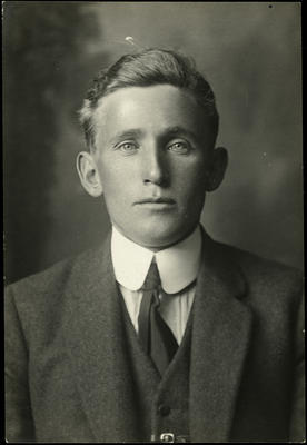 Black and white studio portrait of William Wallace Cook - Museum of ...