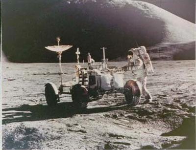 Moon exploration, showing Luna Rover actually taken on the Moon ...