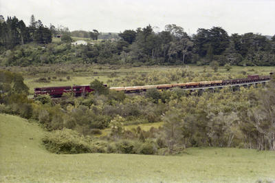 Photograph of two DA locomotives on trestle - Museum of Transport and ...