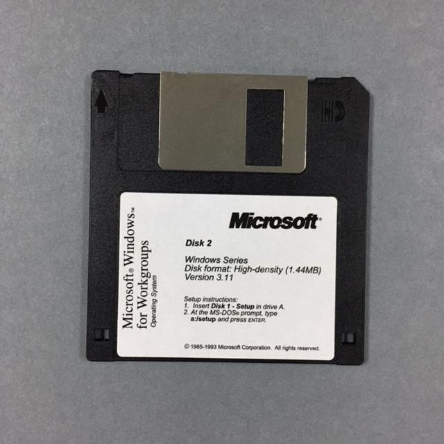Floppy Disk [Microsoft Windows for Workgroups Disk 2] - Museum of ...