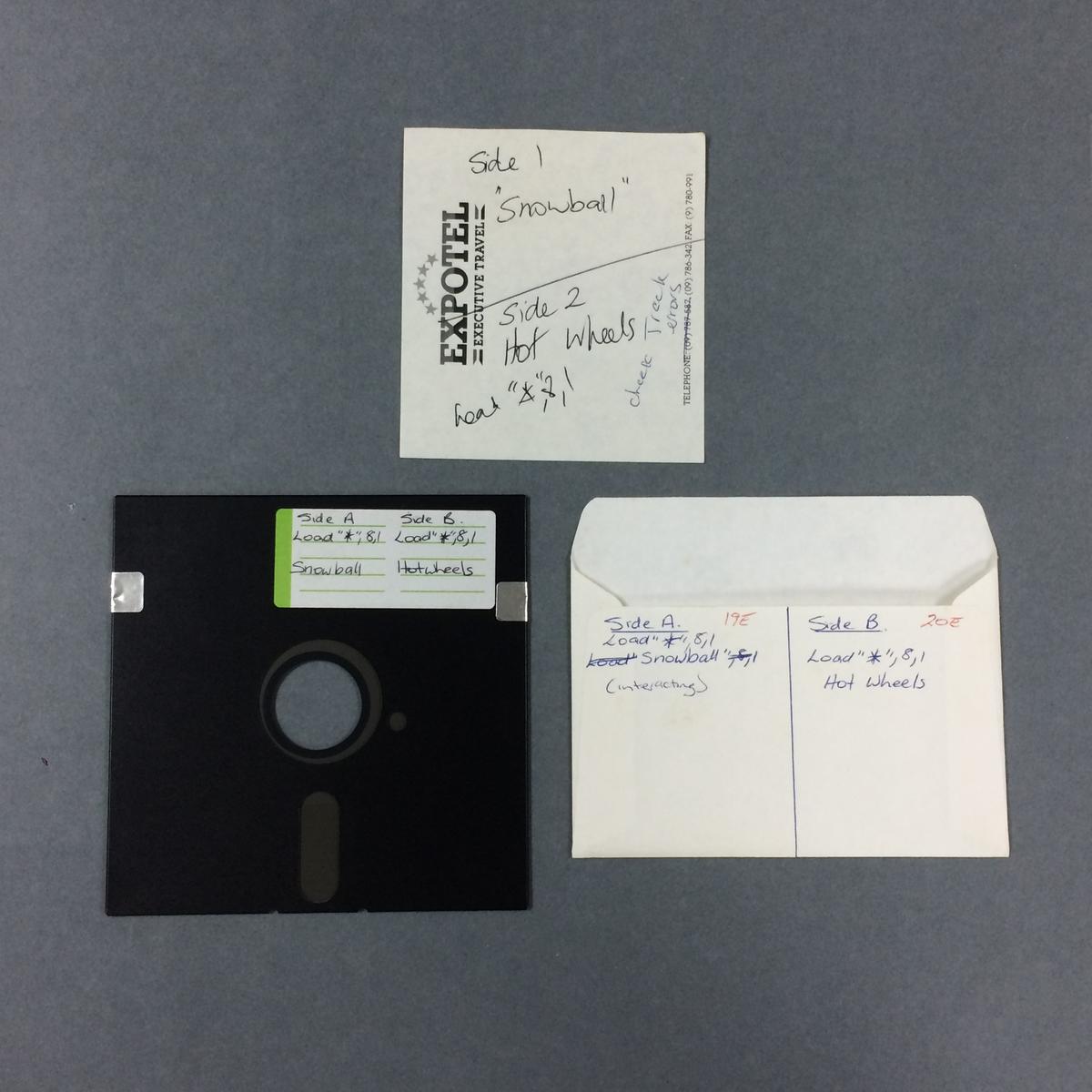 Floppy Disk [Games: Snowball & Hot Wheels] - Museum of Transport and ...