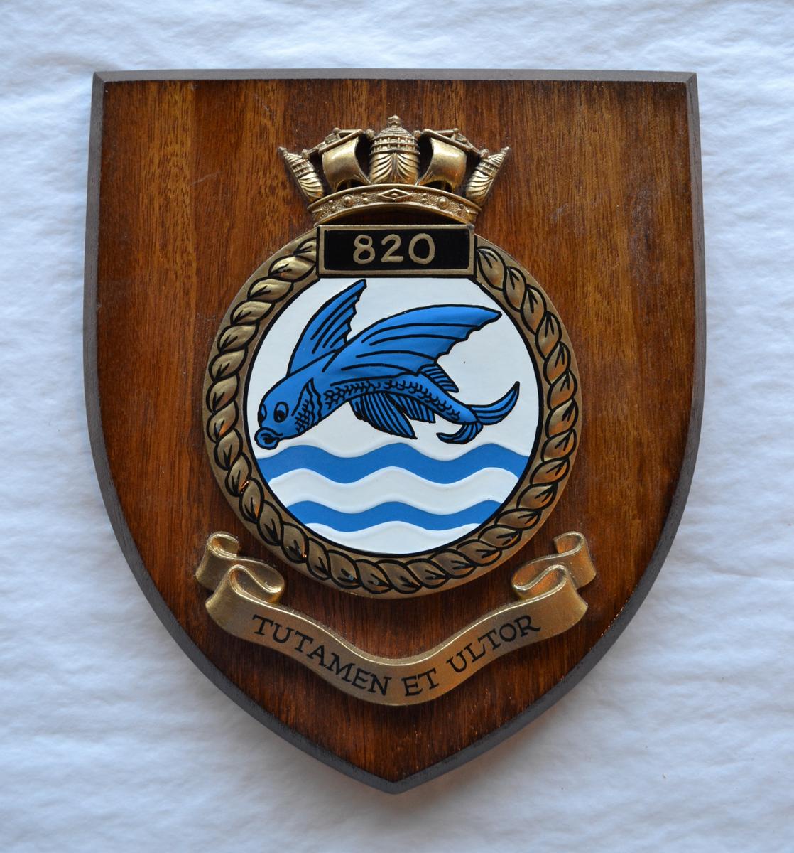 Plaque [820 Tutamen Et Ultor] - Museum of Transport and Technology, New ...