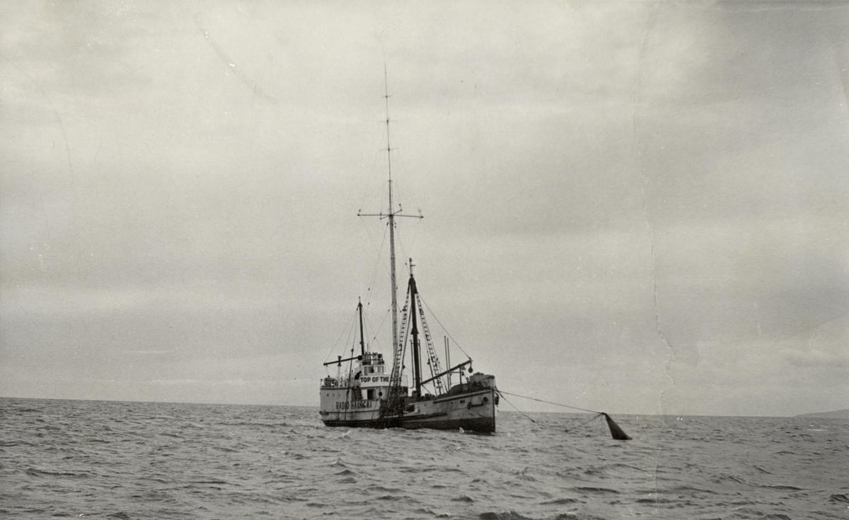 Radio Hauraki broadcasting from the M.V. Kapuni - Museum of Transport ...