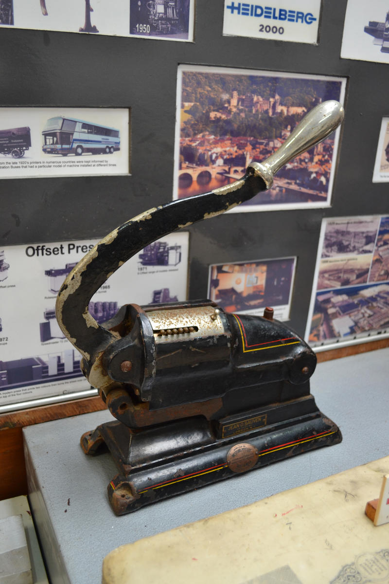Cheque Perforator - Museum of Transport and Technology, New Zealand