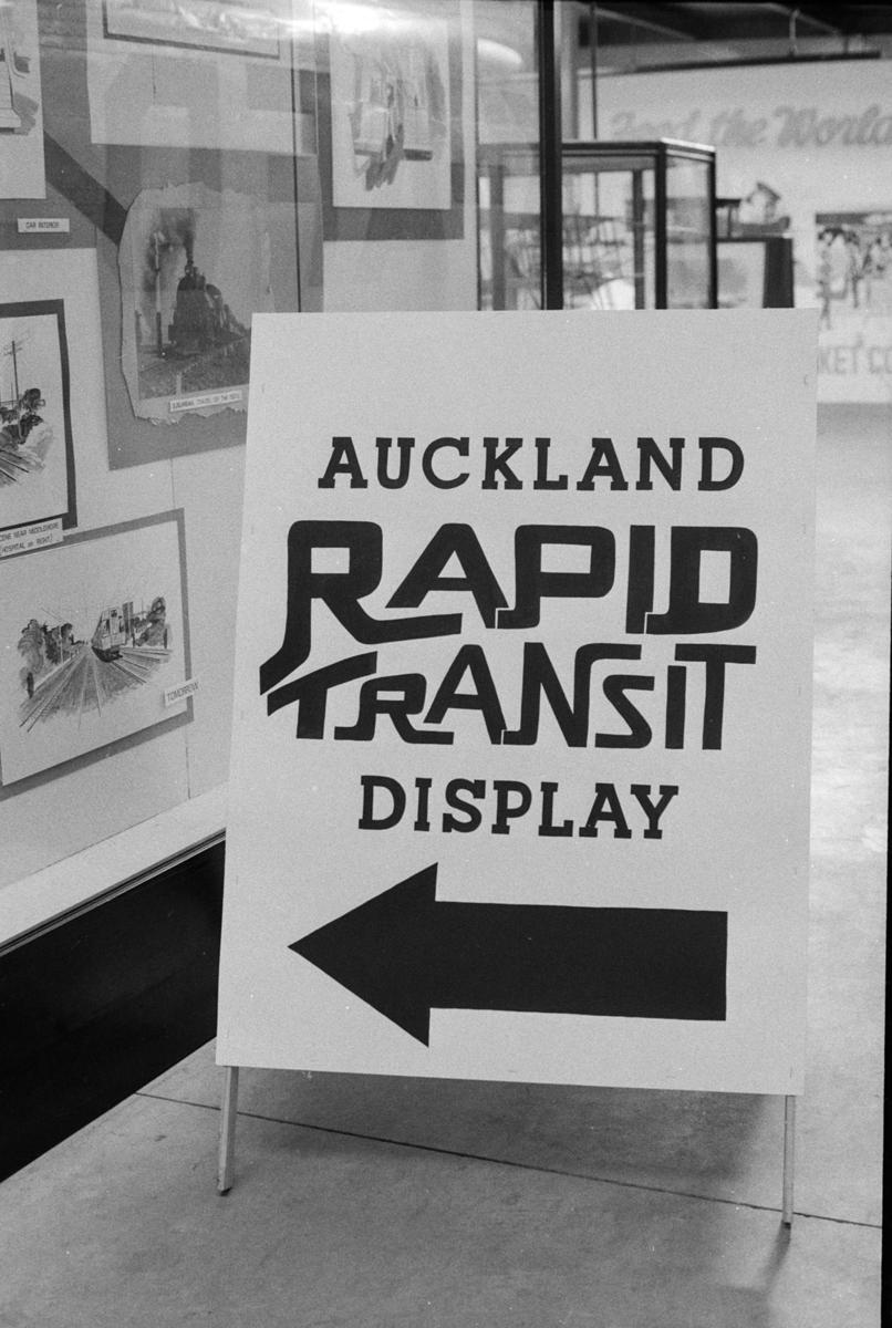 Photograph of Auckland rapid transit display - Museum of Transport and ... Photograph of Auckland rapid transit display - Museum of Transport and ...