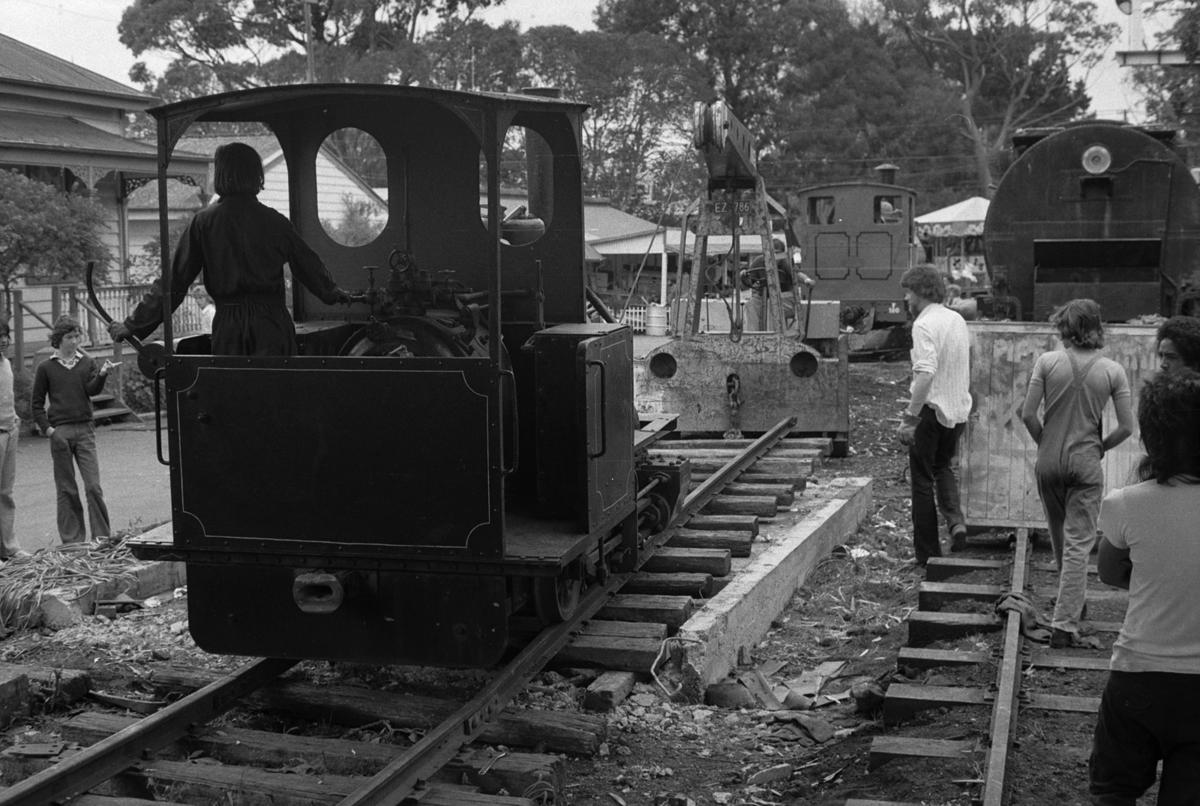 Photograph of track laying, MOTAT - Museum of Transport and Technology ...