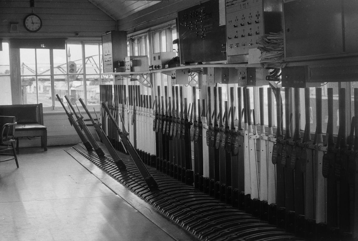 Photograph of signal box interior - Museum of Transport and Technology ...