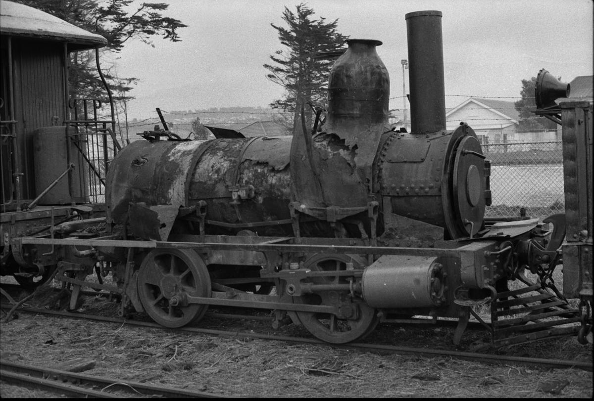 Photograph of early locomotive remnant - Museum of Transport and ...