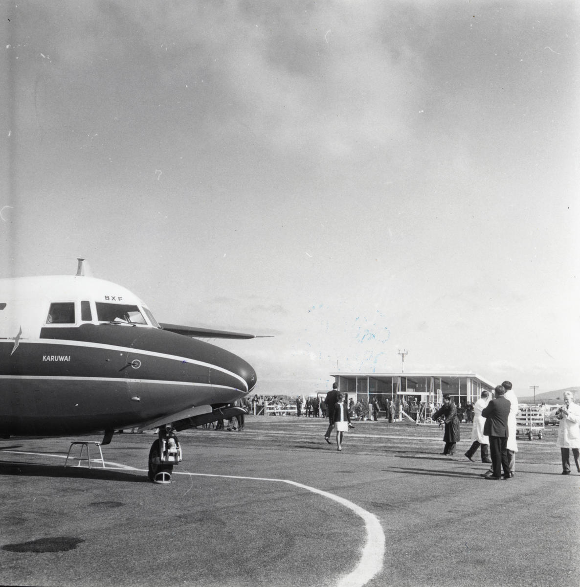 [NAC Fokker Friendship at Taupō Airport] - Museum of Transport and ...