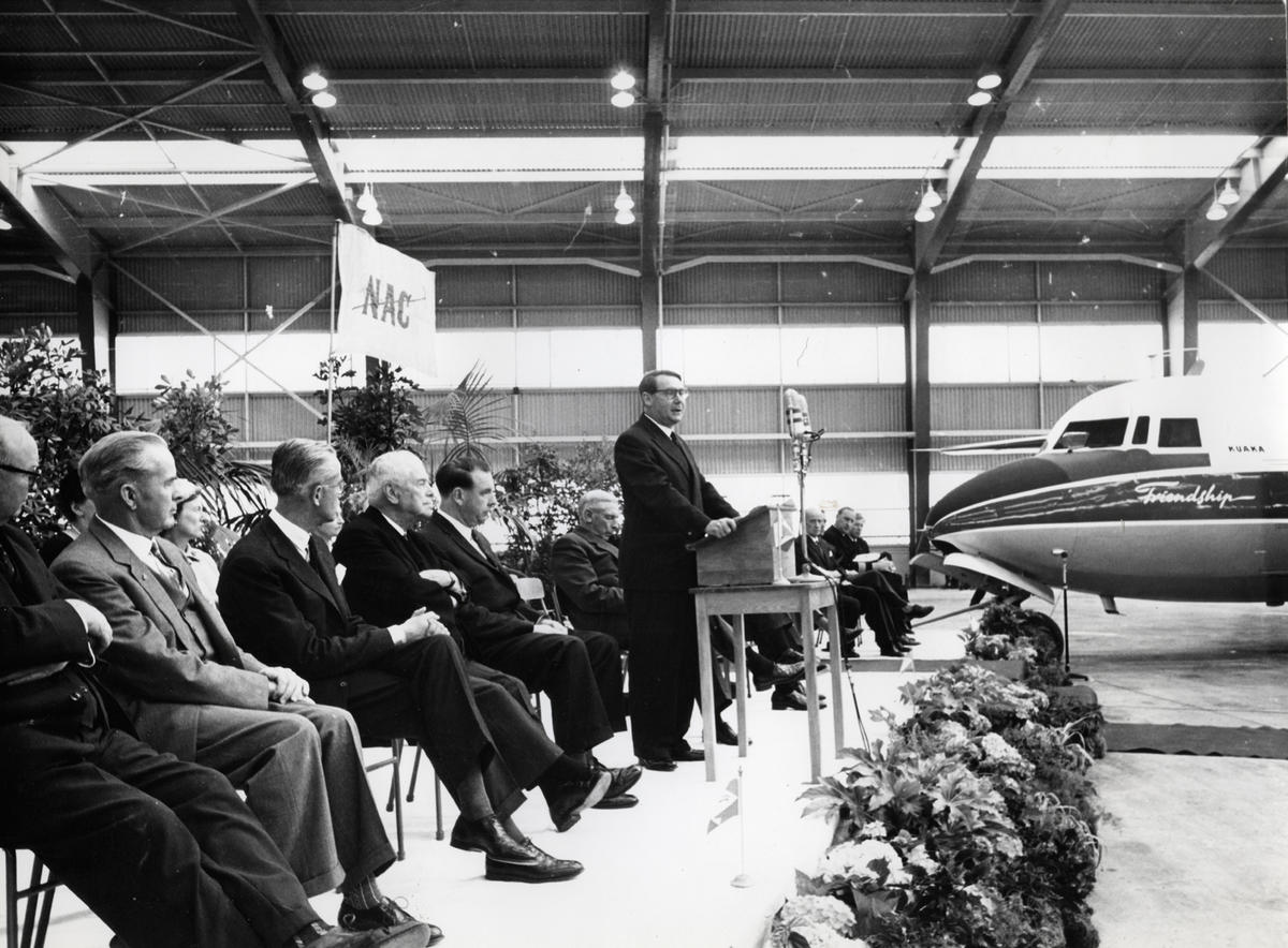 Welcoming Ceremony, NAC Fokker Friendship - Museum of Transport and ...