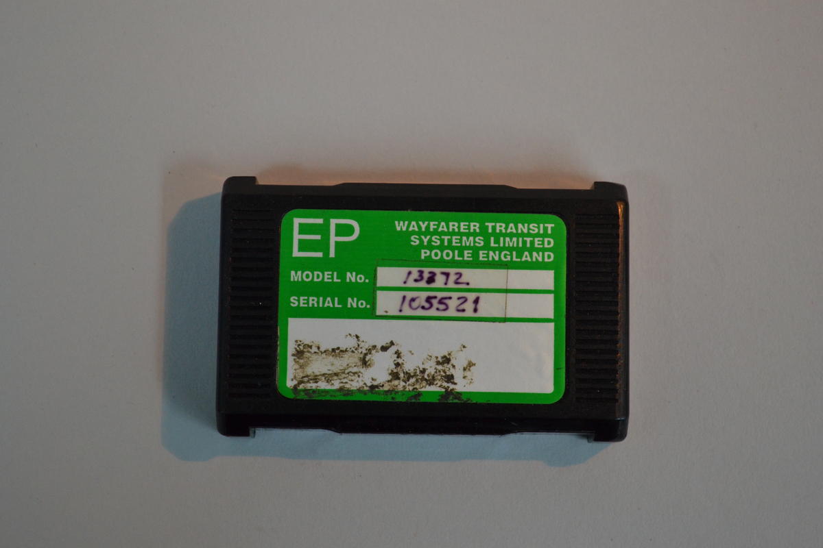 Ticket Machine Cartridge [Wayfarer Transit Systems] - Museum of ...
