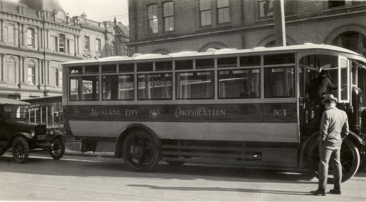 [Early Auckland AEC bus] - Museum of Transport and Technology, New Zealand