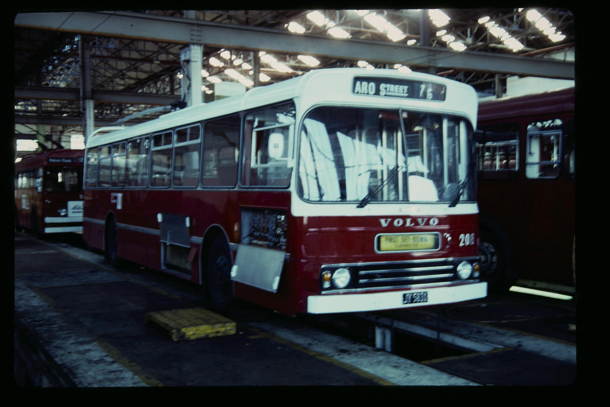 Volvo Trolley Bus - Museum of Transport and Technology, New Zealand