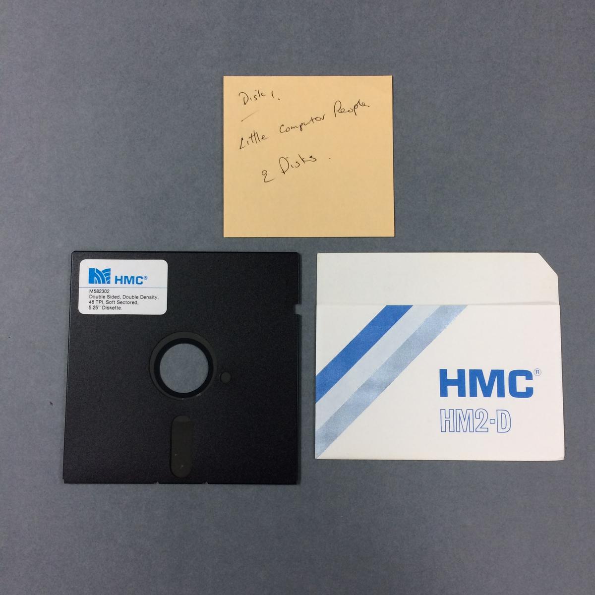 Floppy Disk [Game: Little Computor People, Disc 1] - Museum of ...