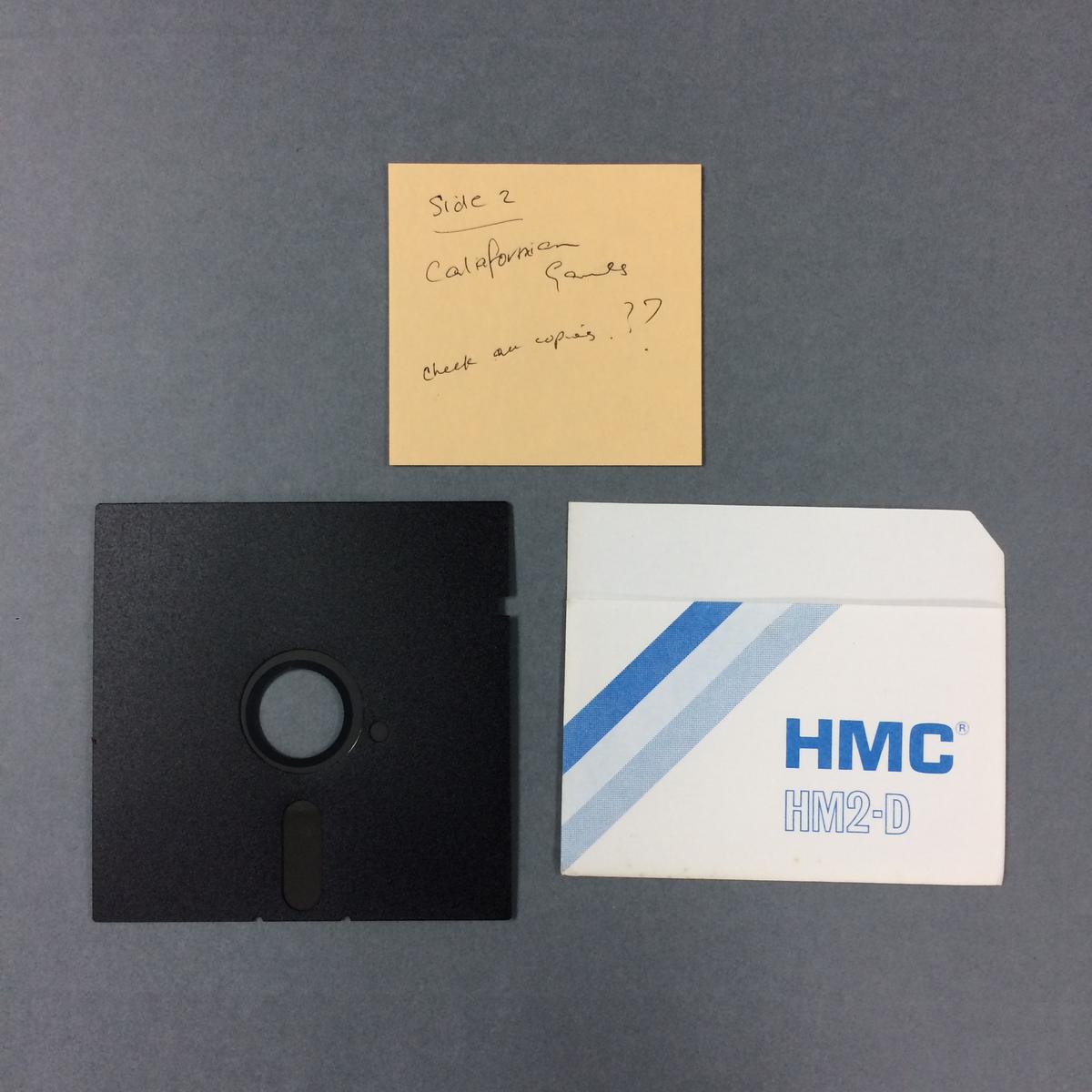 Floppy Disk [Game: Californian Games, Disc 2] - Museum of Transport and ...