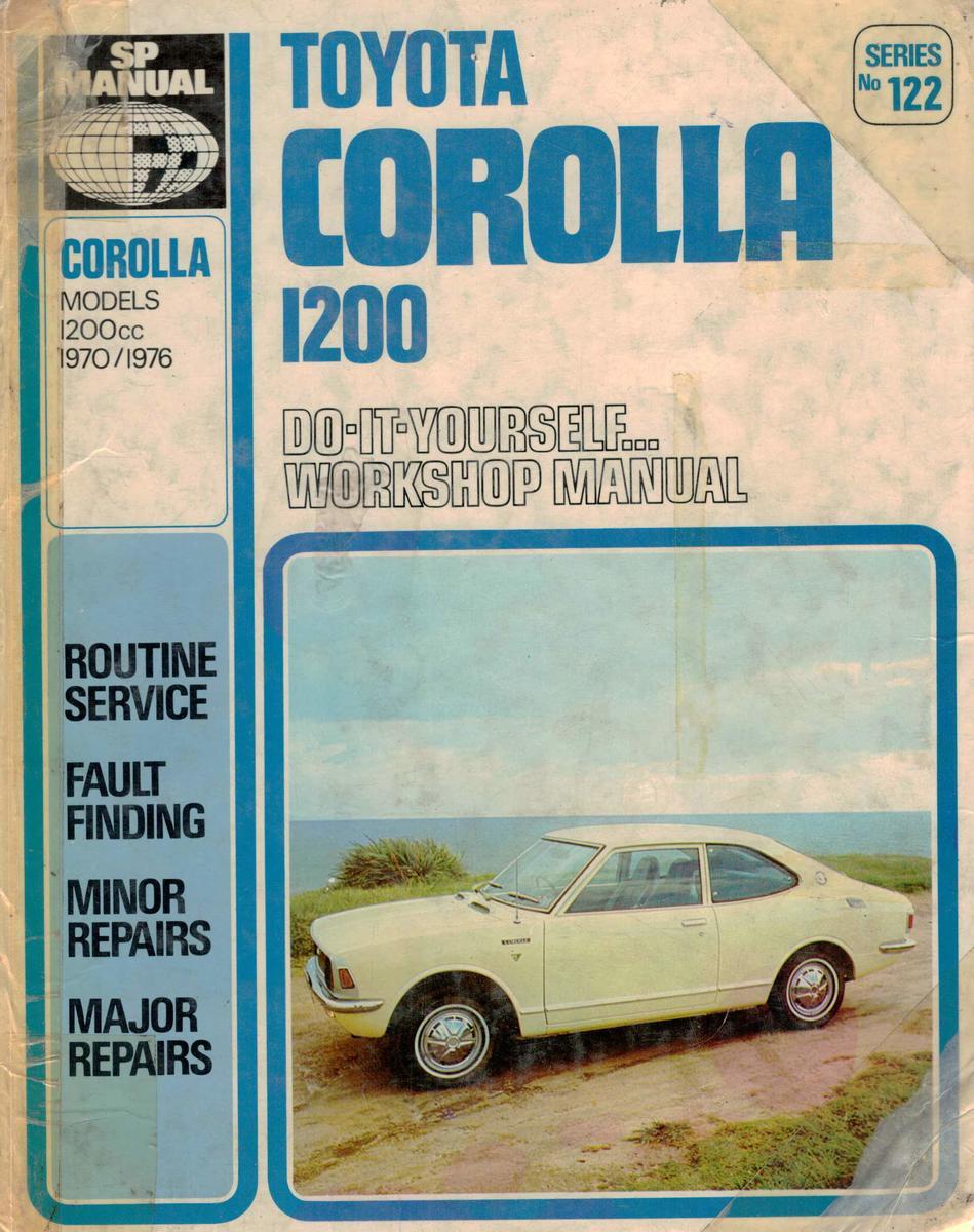 Toyota Corolla 1200cc 1970-1976 Workshop Manual - Museum of Transport ...
