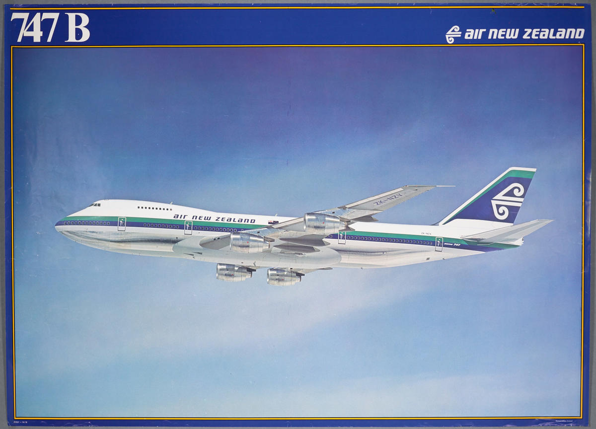 747B Air New Zealand - Museum of Transport and Technology, New Zealand