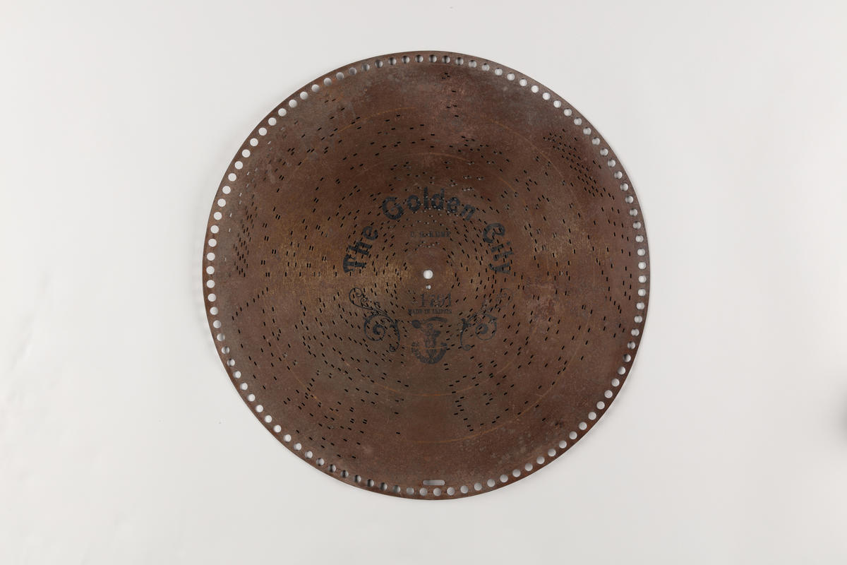 Disc [Polyphon] - Museum of Transport and Technology, New Zealand