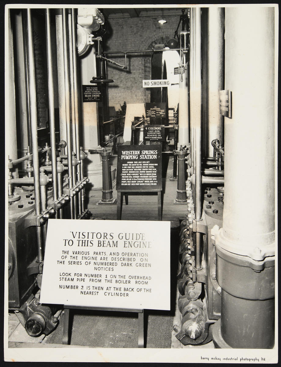Pumphouse : Beam engine - Museum of Transport and Technology, New Zealand