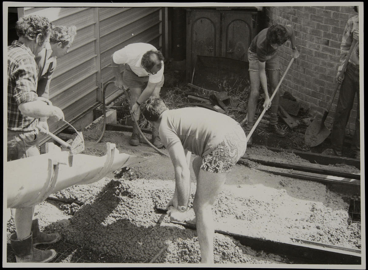 Tramway tracks inside MOTAT 1 - Museum of Transport and Technology, New ...